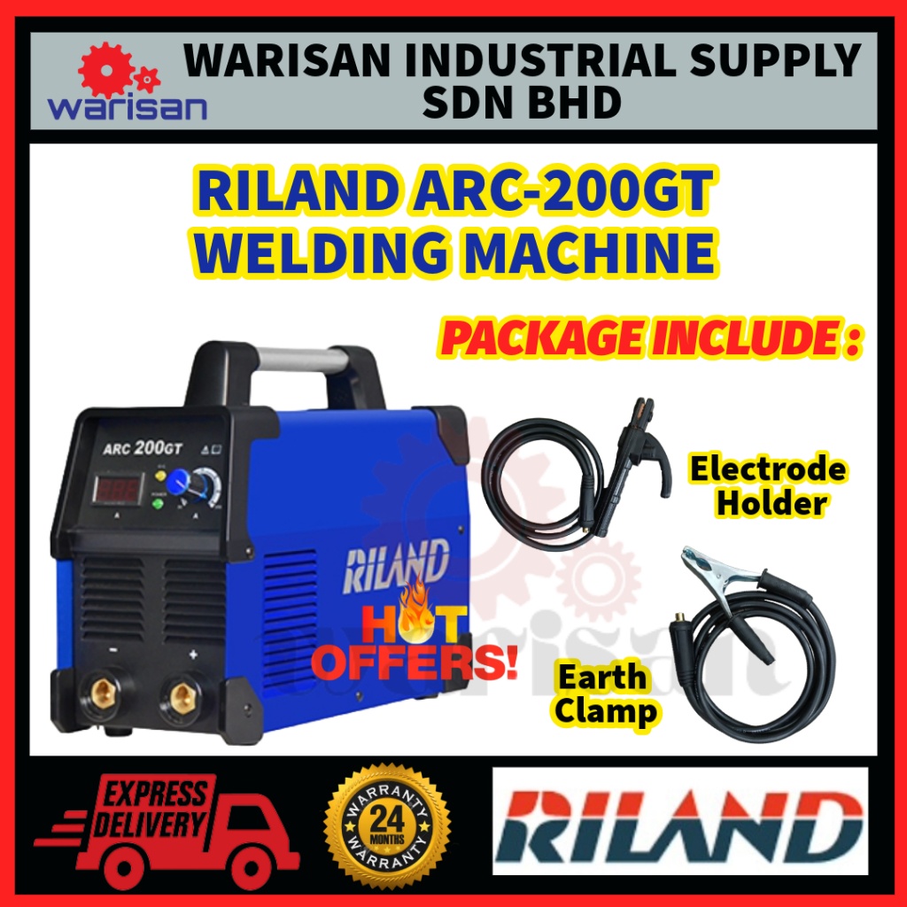 RILAND ARC-200GT Heavy Duty Welding Machine High Performance Welding Machine | Shopee Malaysia
