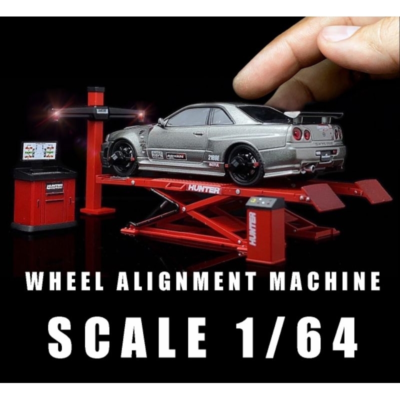 Ninety One 1/64 Wheel Alignment Machine PREMIUM Miniature Diecast ...