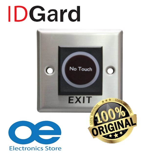 IDGARD AC-IDG-IR301R-03 Door Access Touchless Exit Button Infrared Exit ...