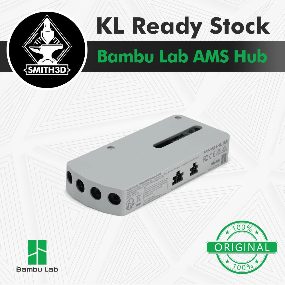 Bambu Lab AMS Hub for Multiple AMS Automatic Material System for Multicolor Printing X1C / P1P ...
