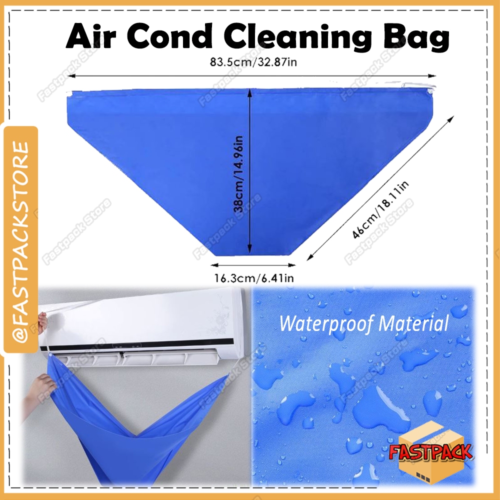 ️ Aircond Cleaning Bag Air Cond Plastic DIY Cleaning Air Conditioner ...