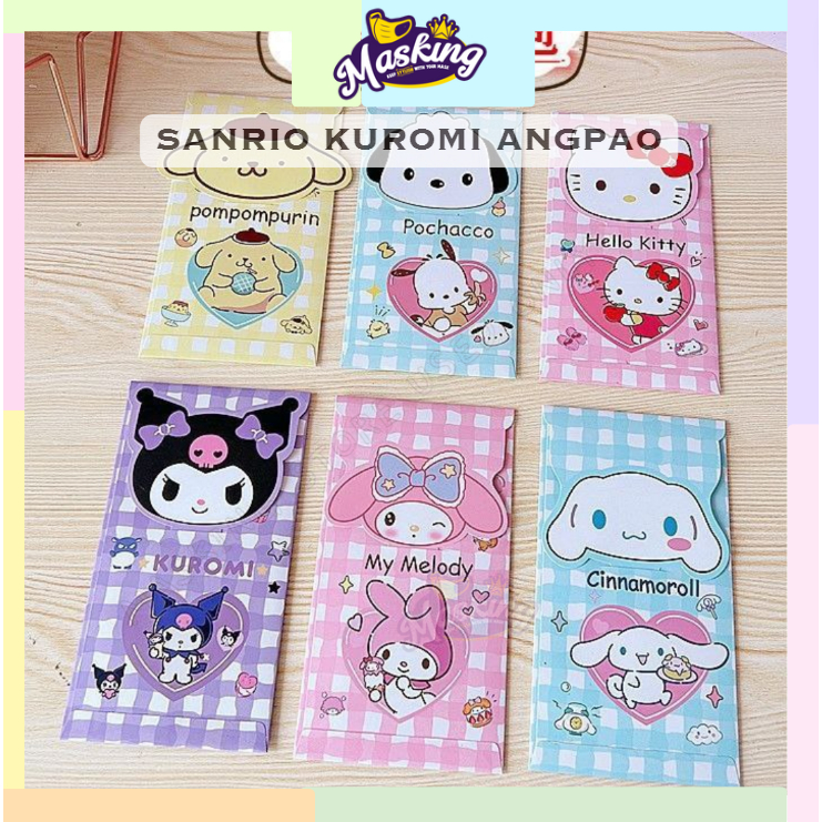 4 PCS SANRIO Sampul Raya 2024 Comel Angpao Kartun | Shopee Malaysia