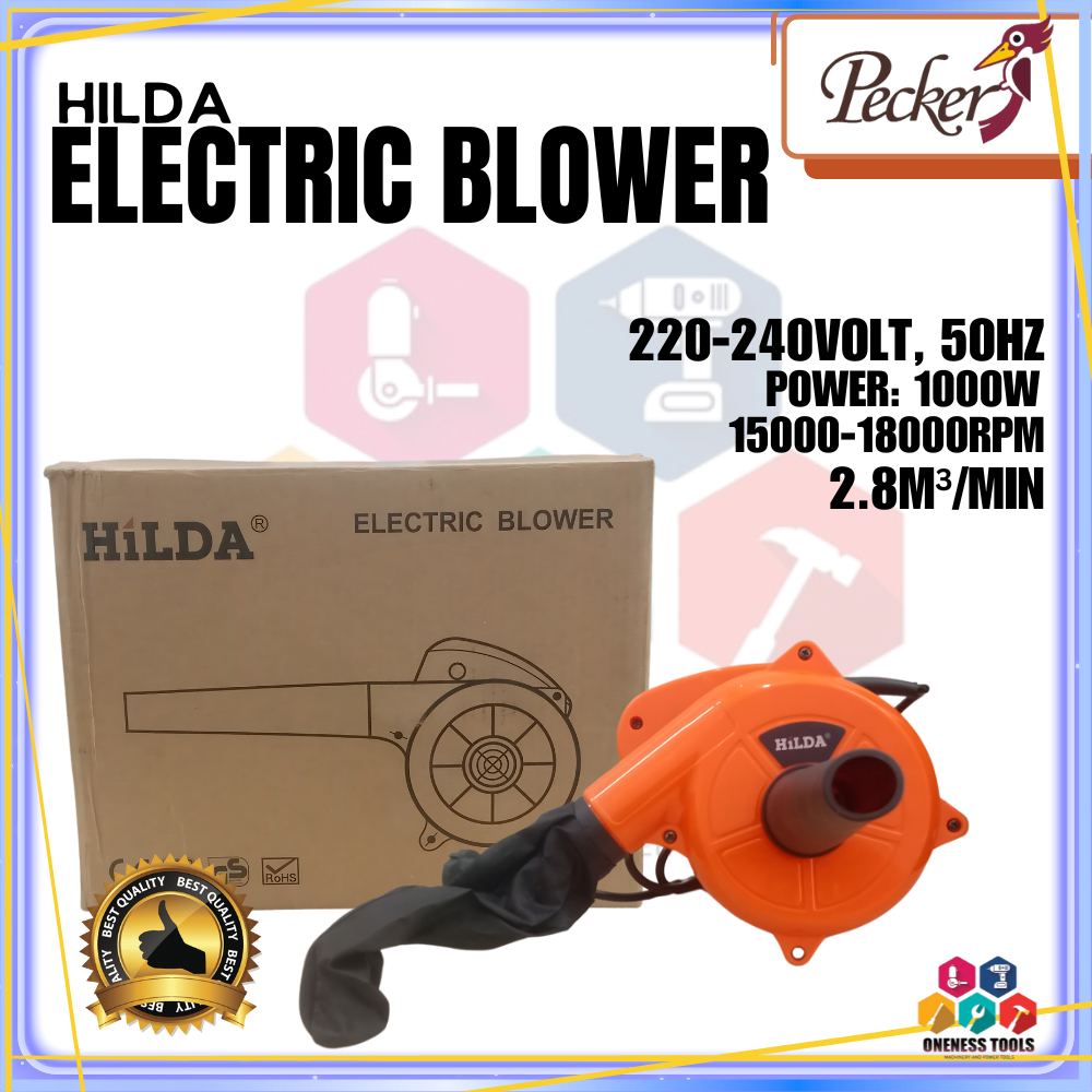 "HILDA - ELECTRIC BLOWER 220-240 VOLT 50HZ POWER 1000W 15000-18000RPM ...
