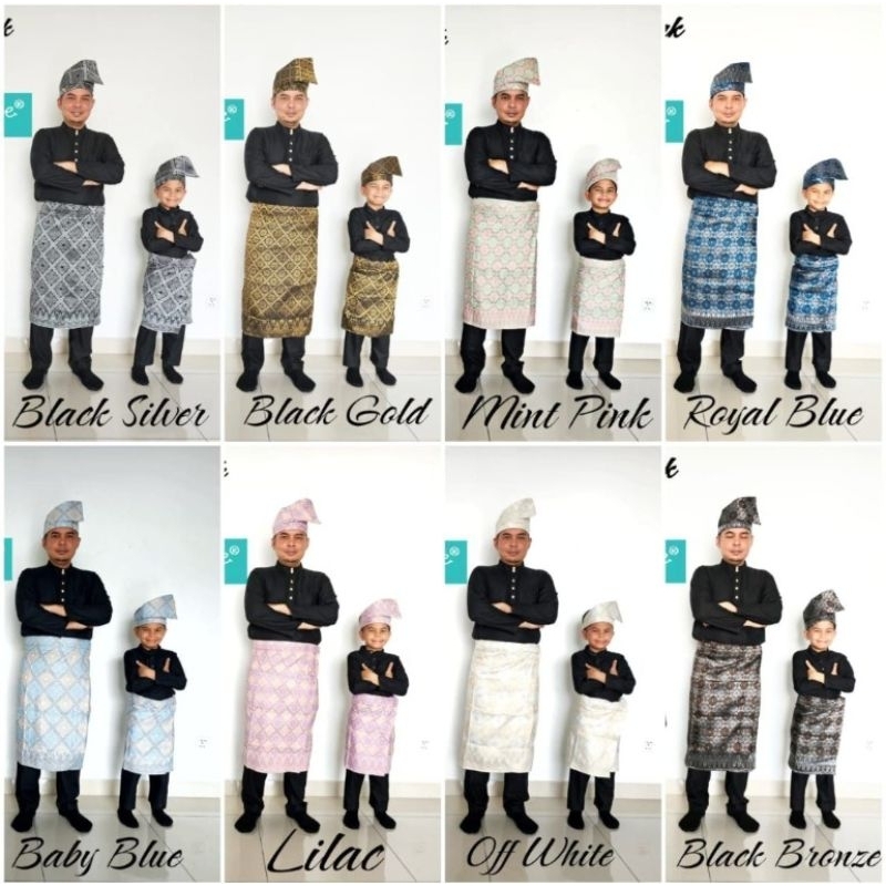 Koleksi Tanjak Songket Kanak-kanak dan Dewasa Samping Songket Kanak ...