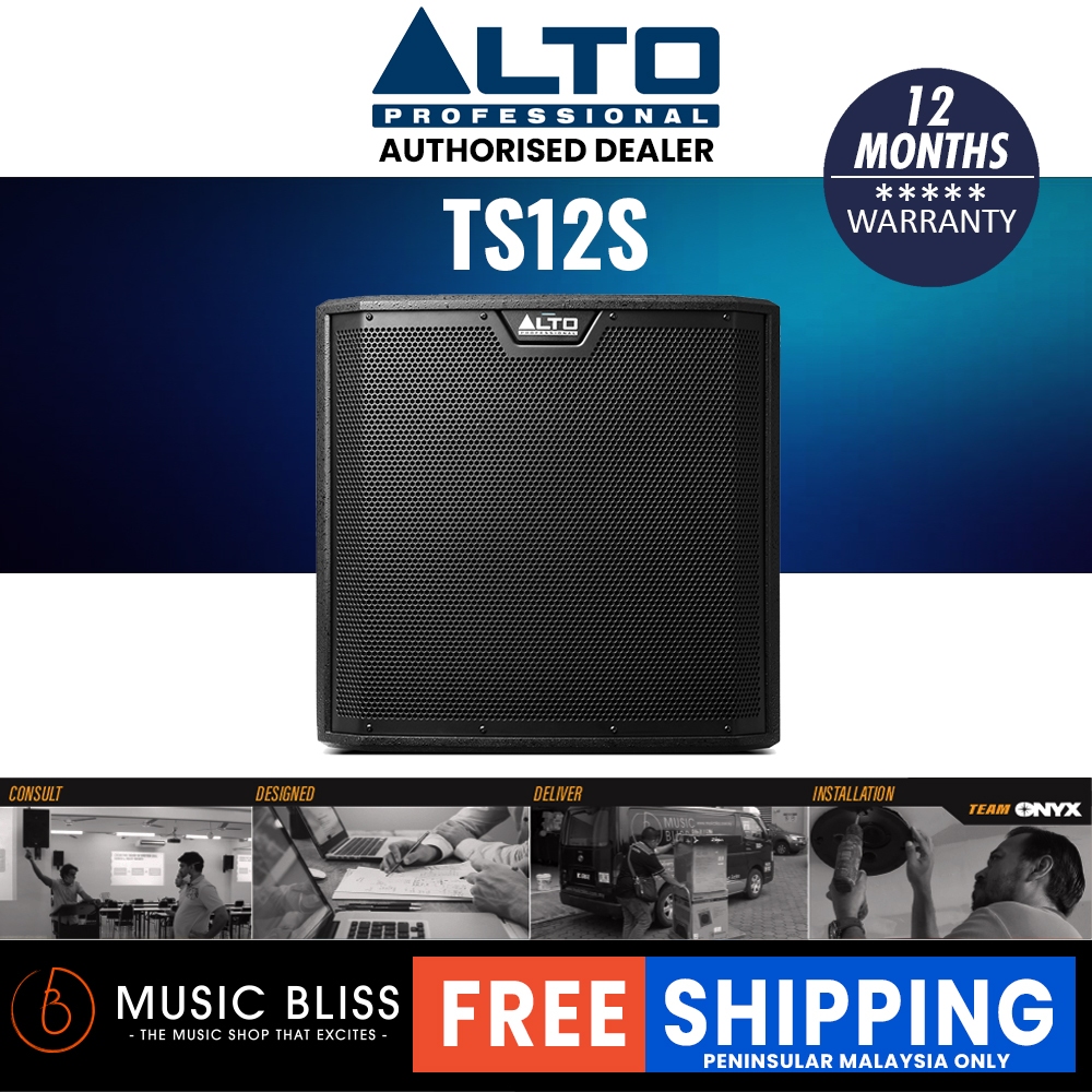 Alto TS12S 2500-watt 12" Powered Subwoofer | Shopee Malaysia
