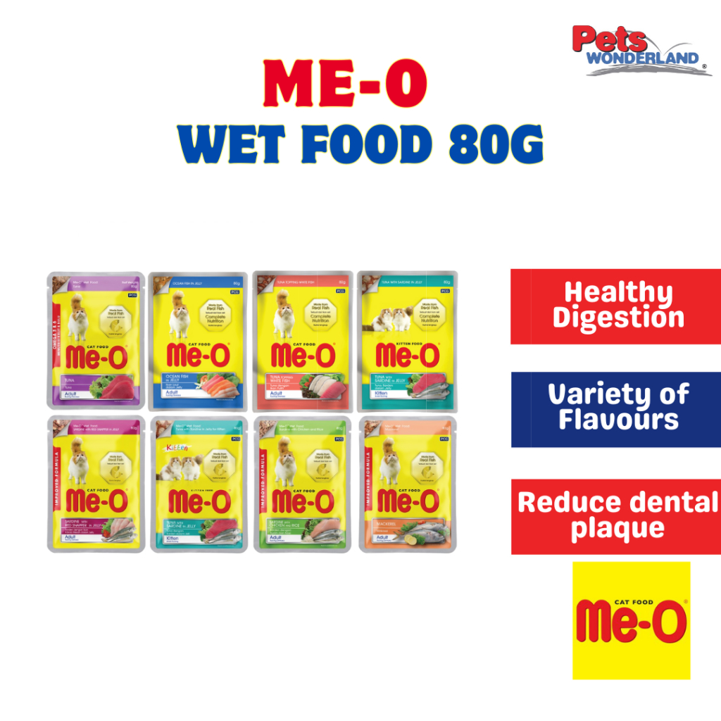 MeO Cat Pouch Wet Food (80g) | Shopee Malaysia