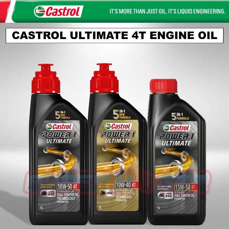 100% ORIGINAL CASTROL ULTIMATE 10W40 / ULTIMATE 10W50 / ULTIMATE 15W50 ...