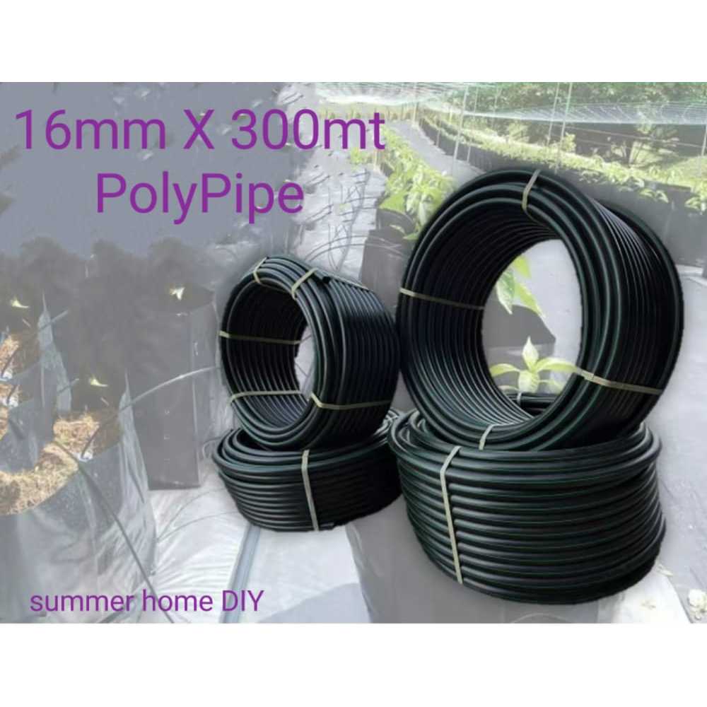 (300 Meter-1 Roll)-Irrigation Water Tubing Pipe Hose LDPE 13/16mm ...