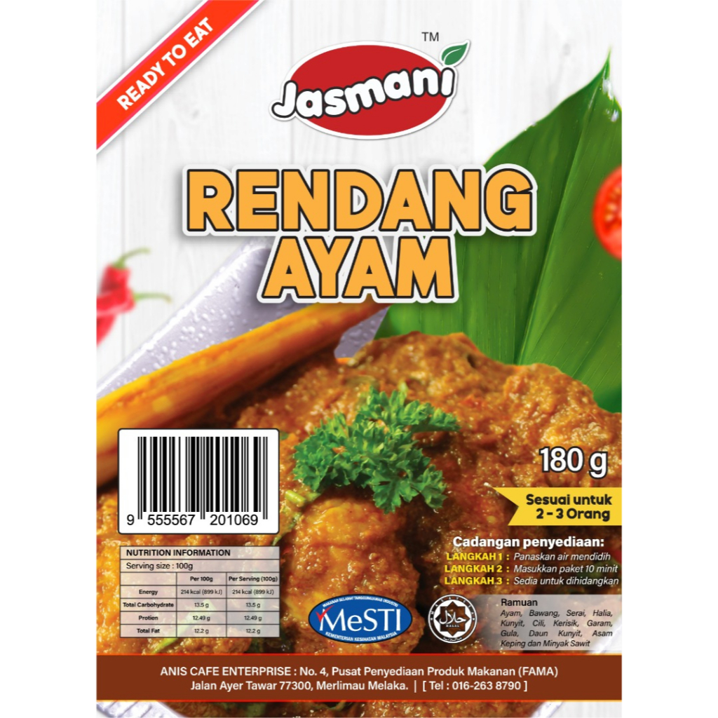[Ready-to-Eat] Rendang Ayam | Shopee Malaysia