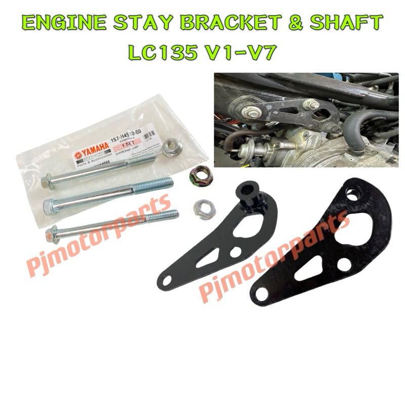 LC135 V1 V2 V3 V4 V5 V6 V7 ENGINE STAY BRACKET KAKI TAPAK HOLDER SHAFT ...
