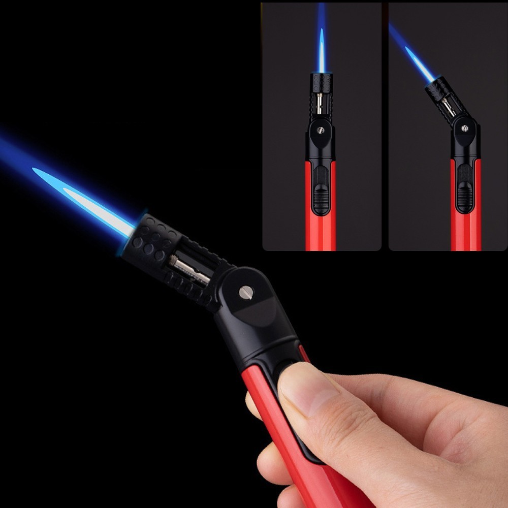 Refillable Butane Jet Pen Torch Bending Lighter Jet Flame Outdoor BBQ ...