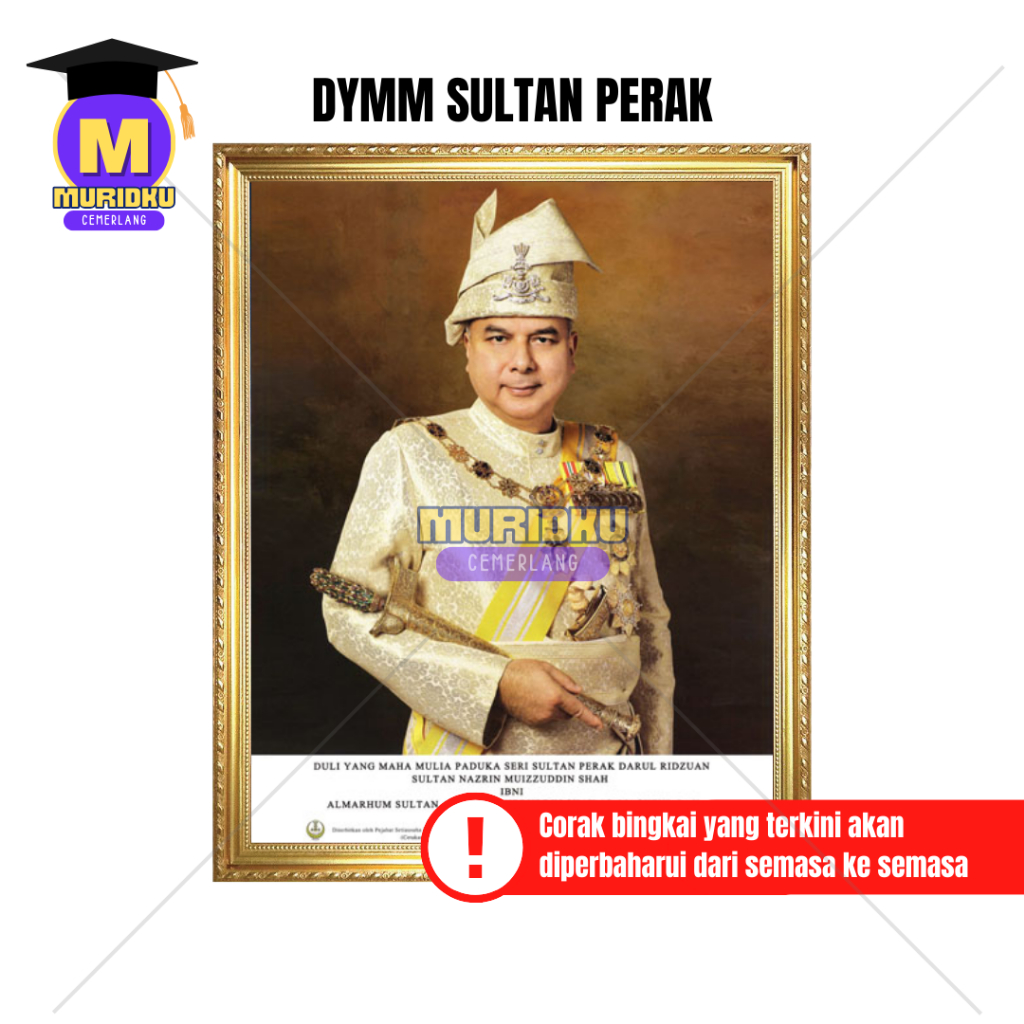 [READY STOCK] Bingkai Potret ,Poster / Gambar Percuma AGONG /PERMAISURI ...