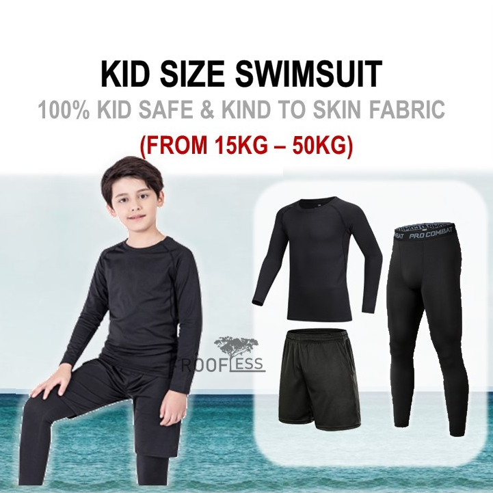 ROOFLESS Swimming Suit Kid Swimsuit Kids Boy Baju Renang Budak Lelaki ...