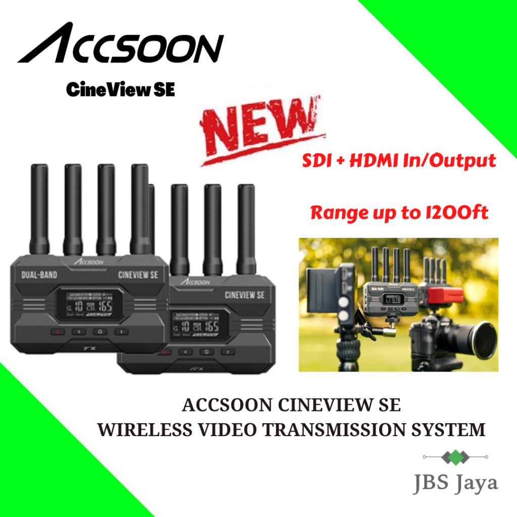 Accsoon CineView SE Wireless Video Transmission System | Shopee Malaysia