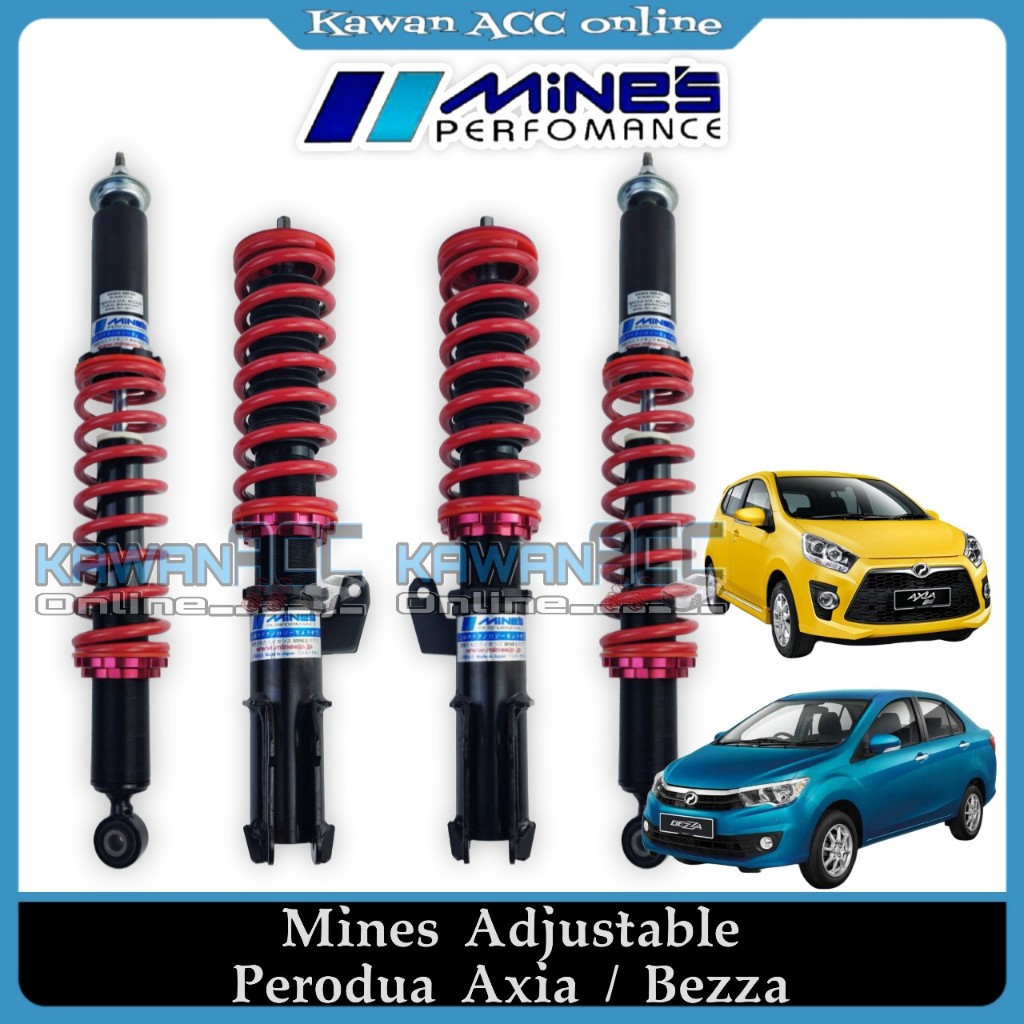 Mines Japan Adjustable High Low Bodyshift Spring Soft Hard (2 steps ...