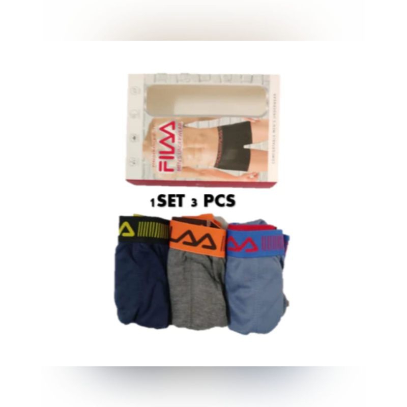 Branded Boxers 🩳 3 pcs set cotton underwear | Shopee Malaysia