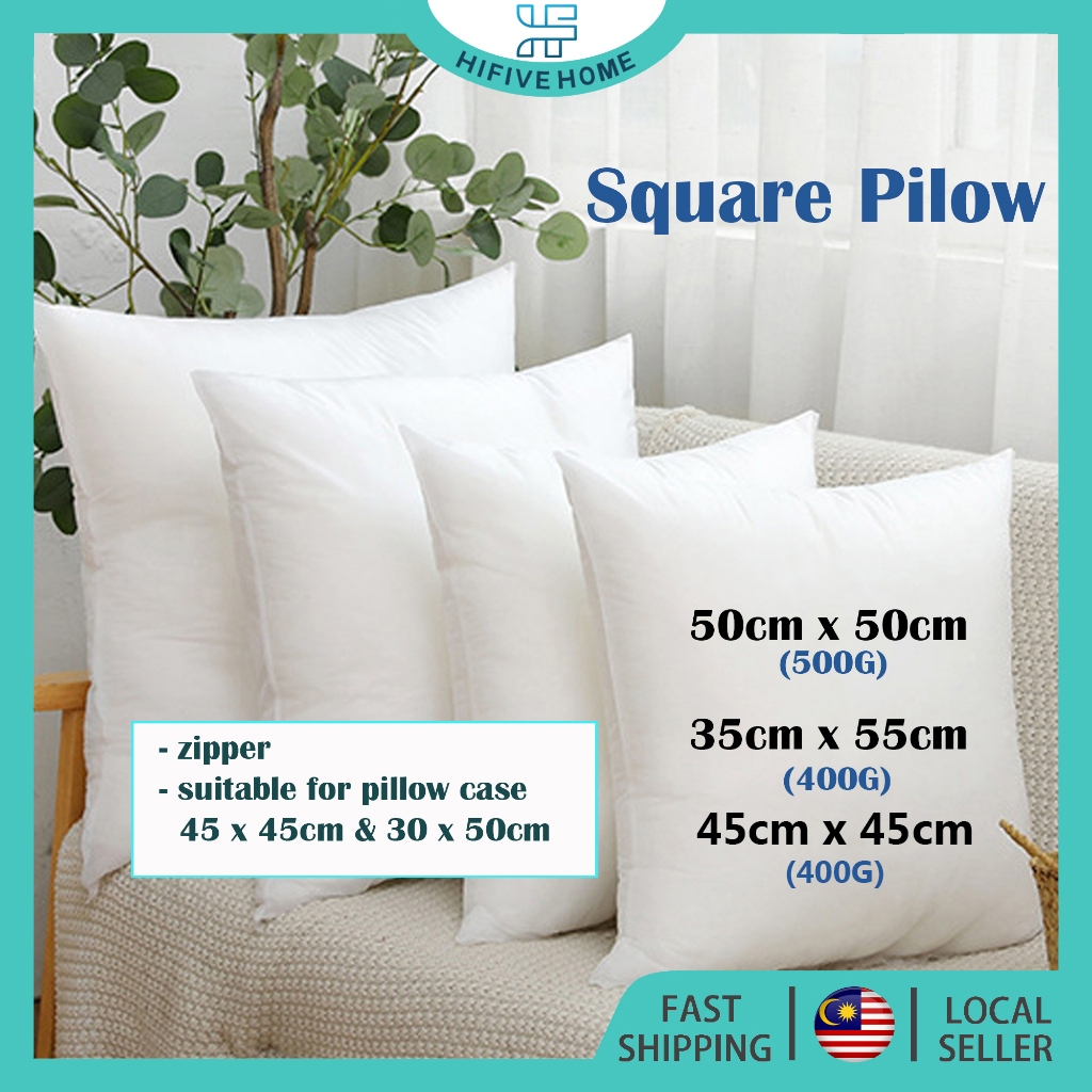 Bantal Sofa Kusyen Empat Segi Square Pillow Cushion Insert Hollow Fill ...