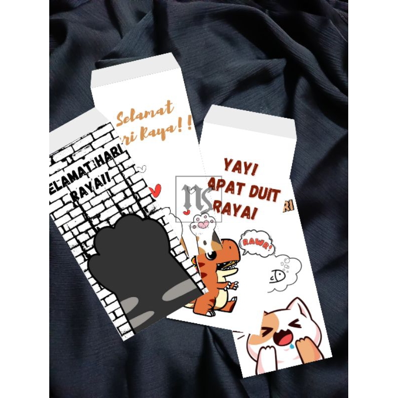 [5pcs Pack] Cute Hari Raya Money Packet Sampul Duit Sampul Raya Comel ...