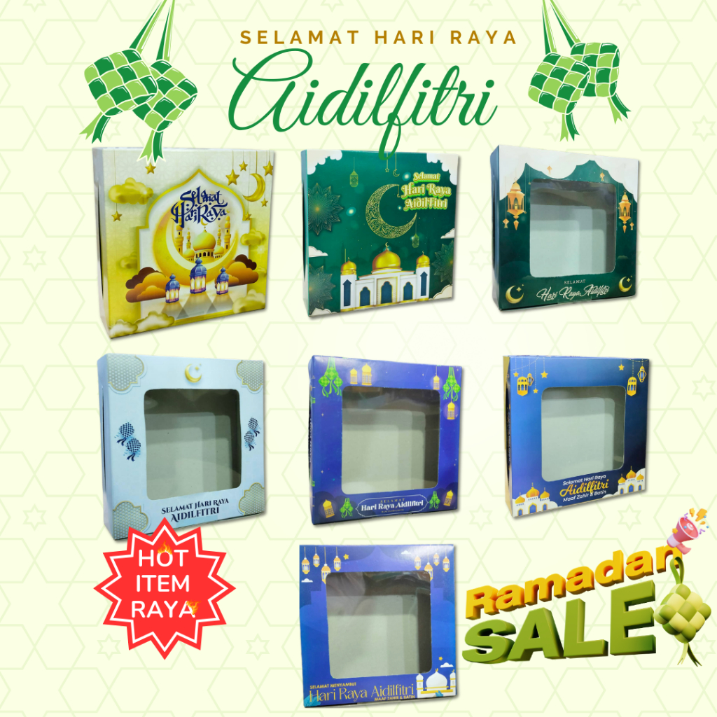 Hari Raya Gift Box/Raya Kuih Lapis Box / Kotak Hadiah Raya /Kotak Kuih ...