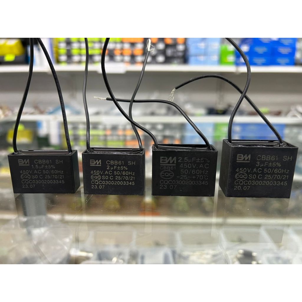 FAN CAPACITOR 2WIRE-1.5UF,2UF,2.5UF,3UF | Shopee Malaysia