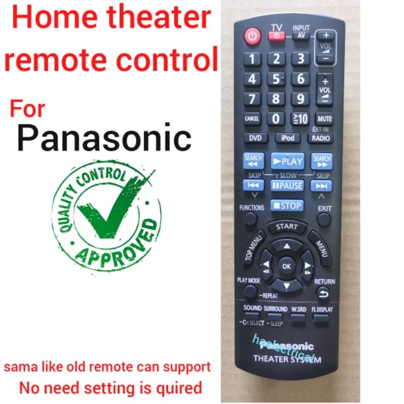 home theatre remote control for panasonic | Shopee Malaysia