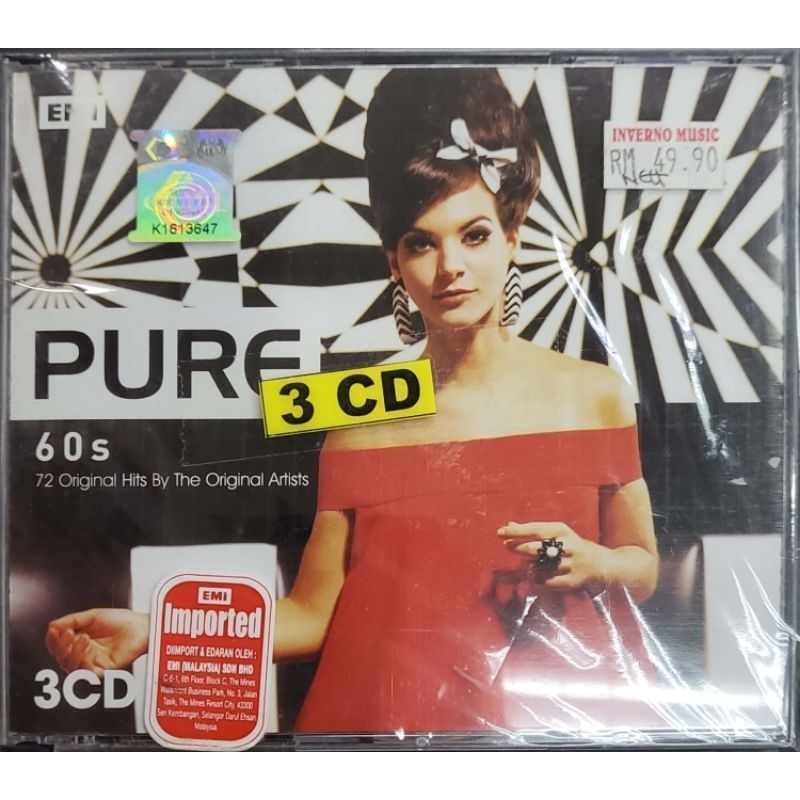 Pure 60s - 72 Original Hits (3CDs) | Shopee Malaysia