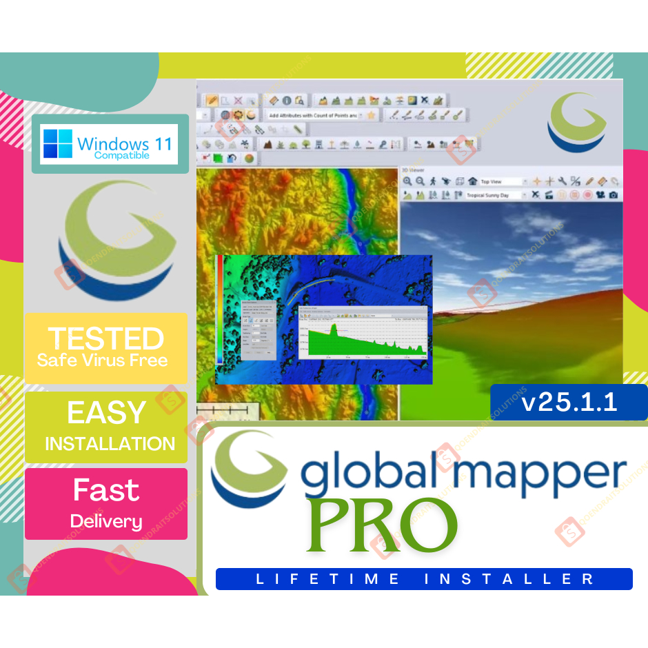Global Mapper Pro | v𝟐𝟓.𝟏.𝟏 | Latest 🔥Video 🔥 | Easy Installation ...
