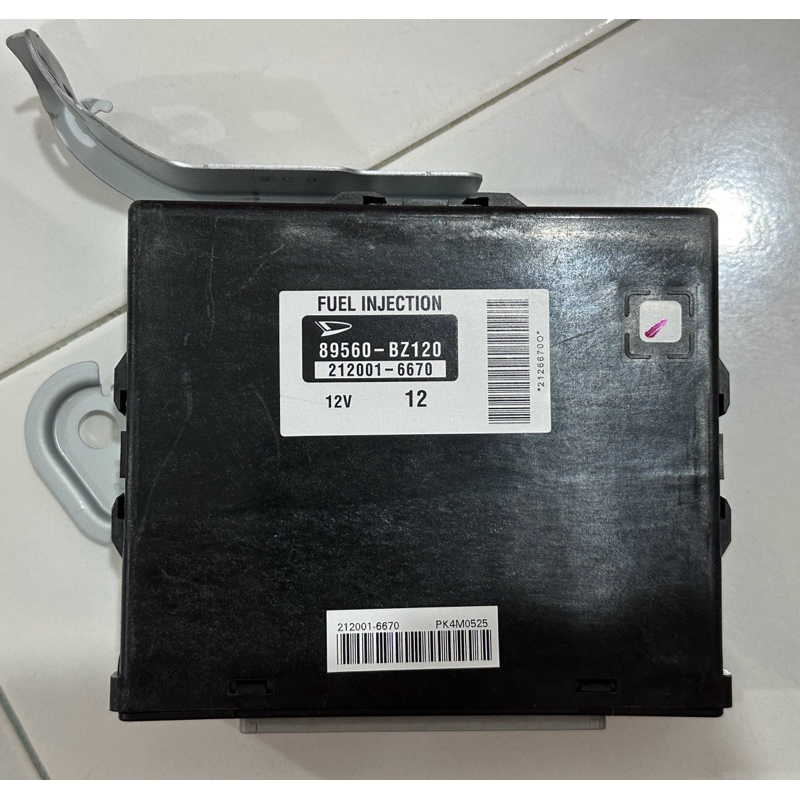 ECU PERODUA MYVI 1.3 89560-BZ120 ENGINE CONTROL UNIT COMPUTER BOX ...