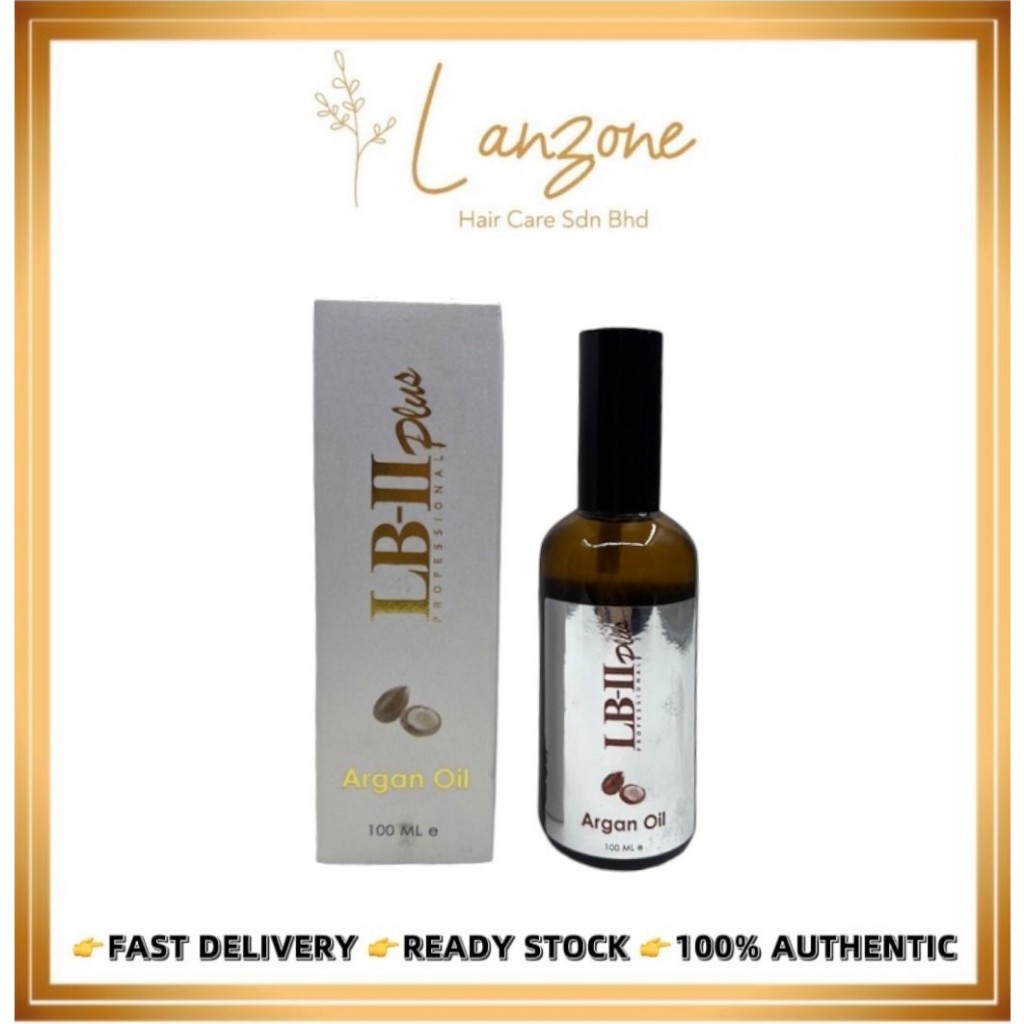 LB-II Professional Argan Oil 100ml hair serum minyak rambut antioxidant ...