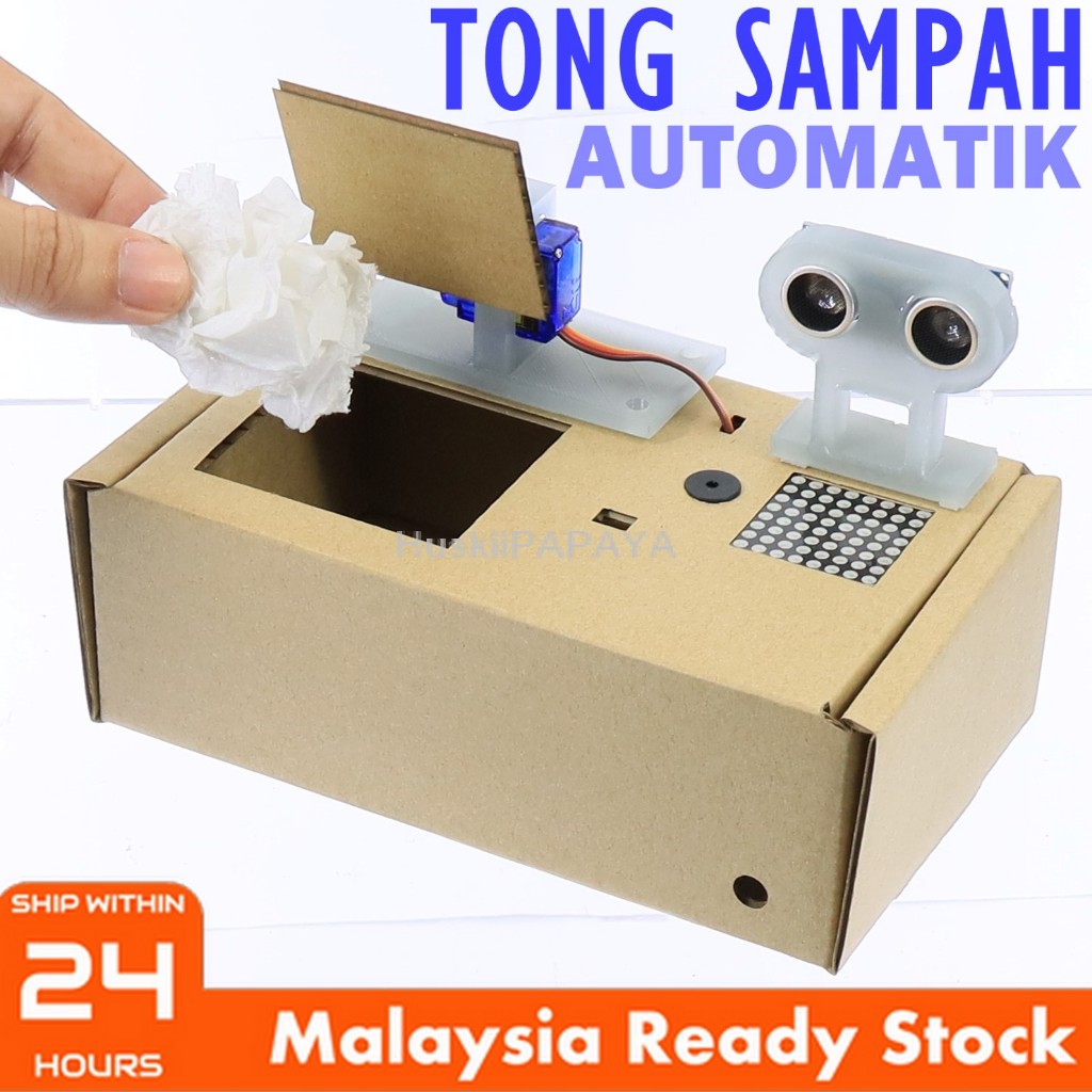 Automatic Dustbin kit for STEM and RBT project || Projek RBT Tong ...
