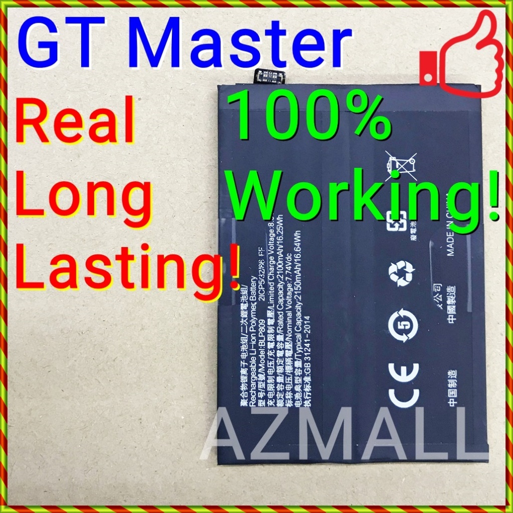 (65W SuperVOOC) NEW ORI Real Long Lasting Stable Battery BLP809 for ...