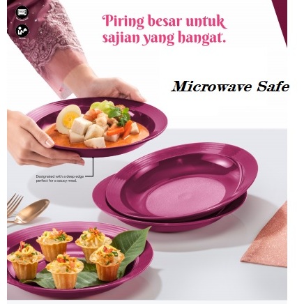 Tupperware : Gourmet Dining Plates 550ml | Shopee Malaysia