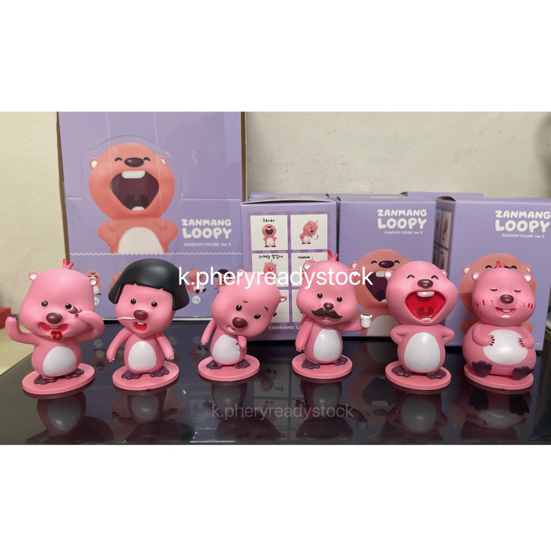 【OFFICIAL 官方⁡】Zanmang Loopy Random Figure Ver 3 (Loopy盲盒) | Shopee Malaysia