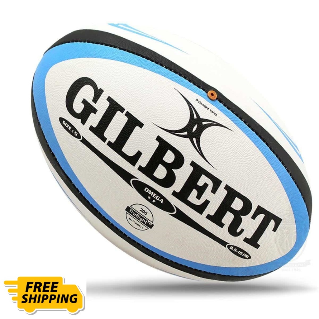 GILBERT OMEGA RUGBY BALL MACTH RAGBI PERTANDINGAN SPEC | Shopee Malaysia