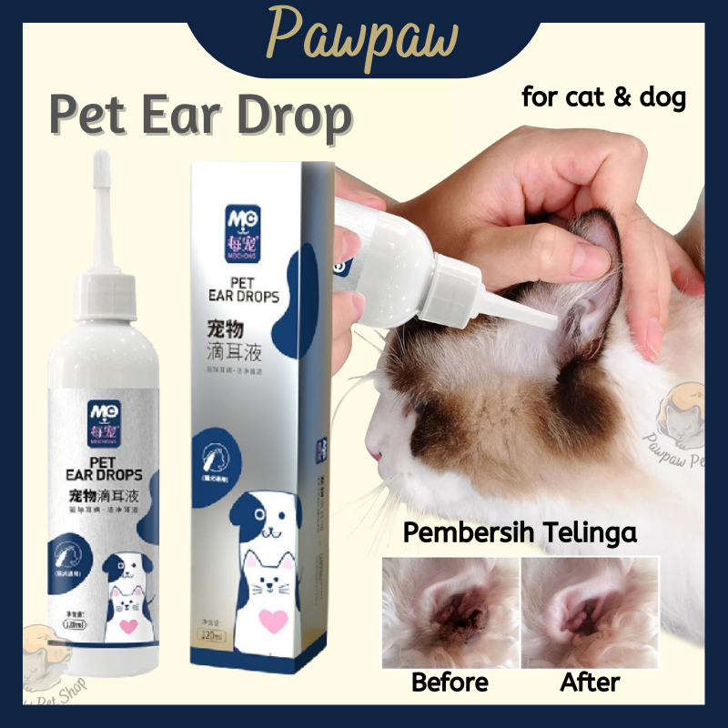 Pawpaw Pet Dog Cat Ear Cleaner Drop Ubat Titis Cuci Kutu Telinga Kucing ...