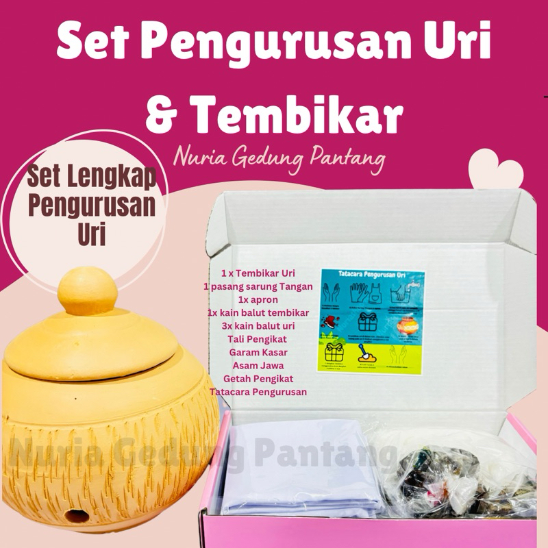 Set Pengurusan Uri dengan tembikar/Set Pengurusan Uri Lengkap/Uri ...