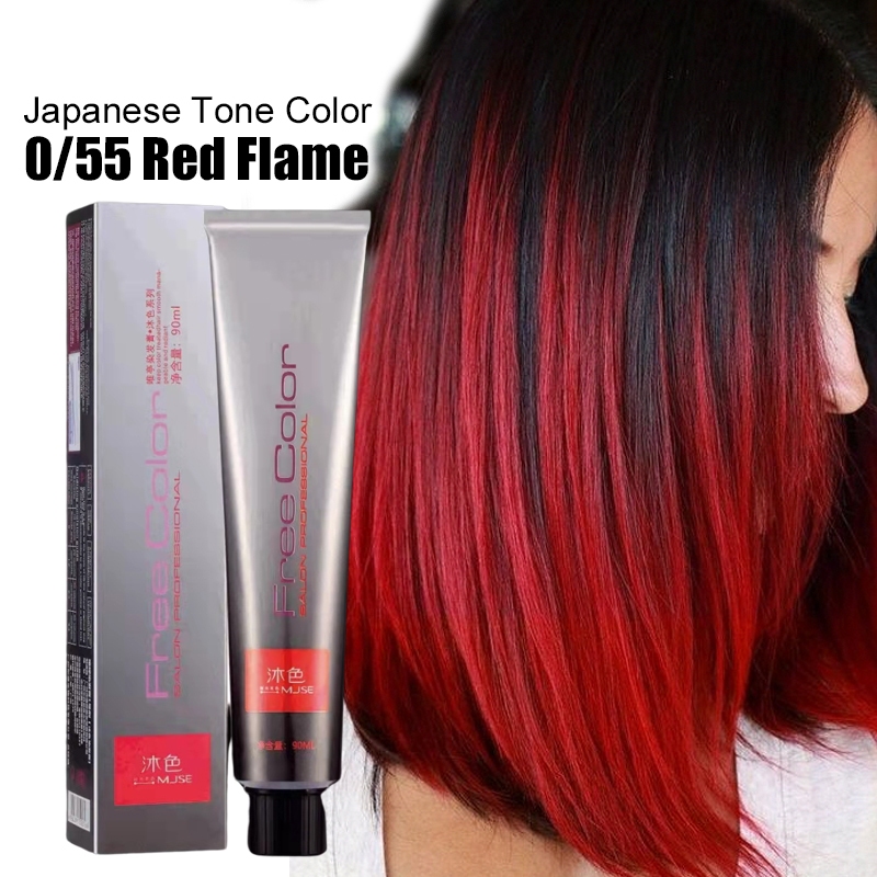 Professional Hair Color Flame Red Dye Color Cream 100ML | Shopee Malaysia