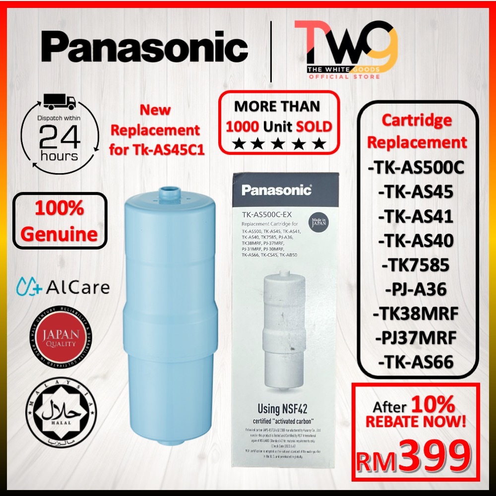 [100% Original] Panasonic Water Filter Cartridge TK-AS500C-EX Tk-AS500C ...