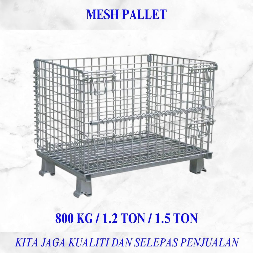 🔥PALLET MESH 🔥 Wire Mesh / Storage Mesh Cages Max Load 800kg / 1200kg ...