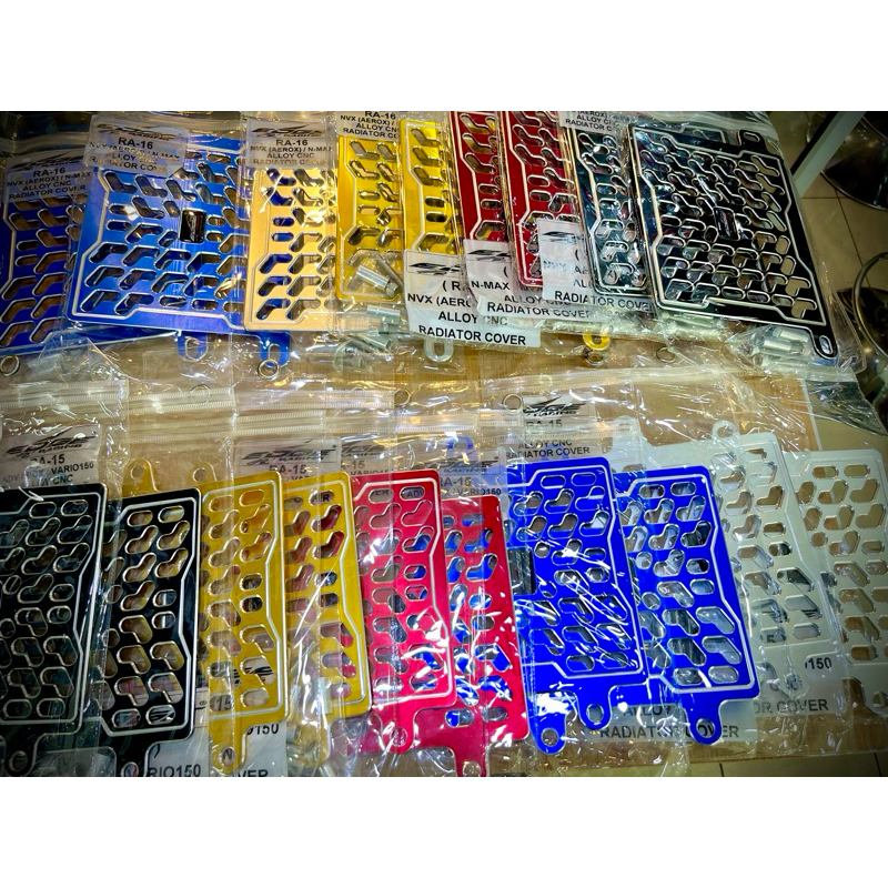 Full CNC Radiator Cover - edge - NMAX NVX V1 V2 ADV150 VARIO150 PCX ...