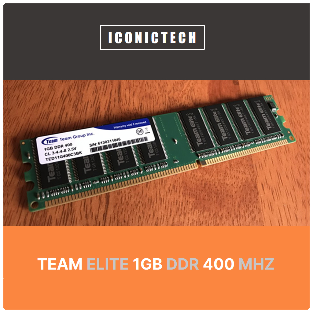 used item - - Team Elite 1GB DDR1 400 MHz 184-Pin Value Desktop PC ...