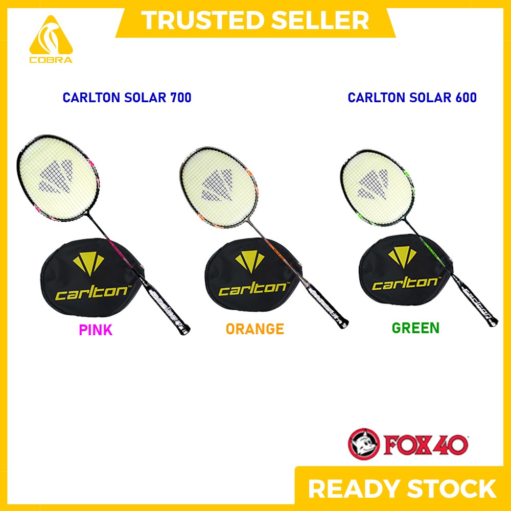 Carlton Solar 600 700 Badminton Racket | Shopee Malaysia