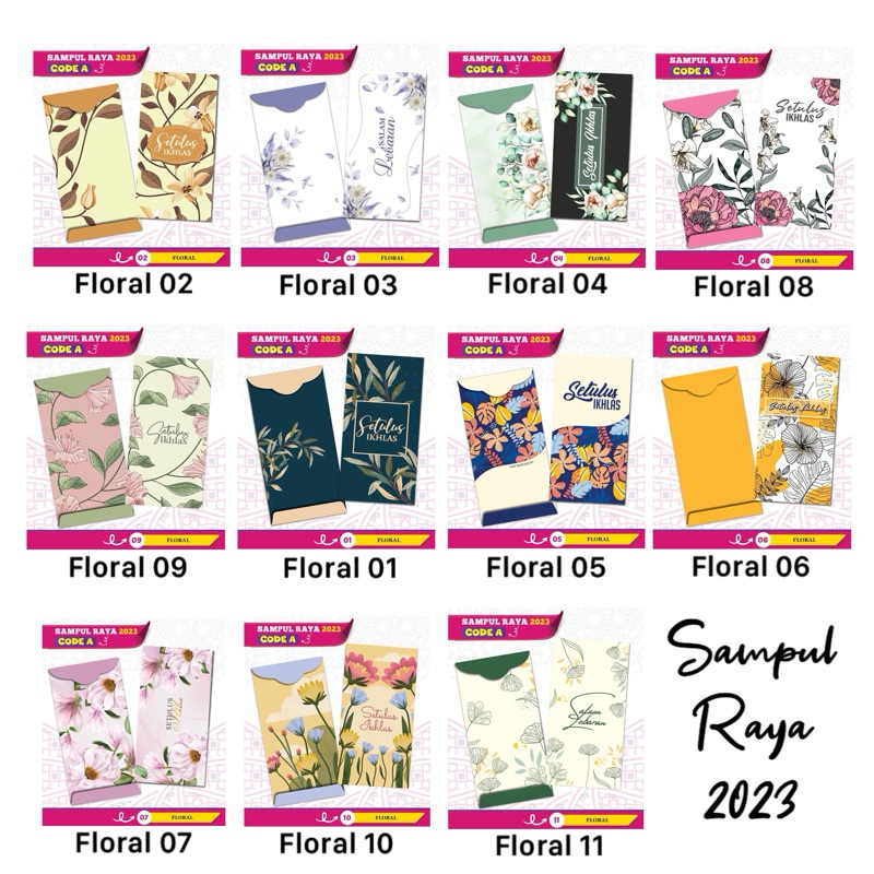 SAMPUL RAYA 2023 - FLORAL (UPDATE) | Shopee Malaysia