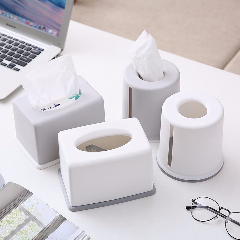 Lifting Style Tissue Box Round Tissue Holder Tissue Stand Storage ...