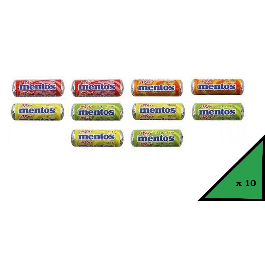 [Ready Stock] (Halal) Mini Mentos repack 10pcs/25pcs | Shopee Malaysia