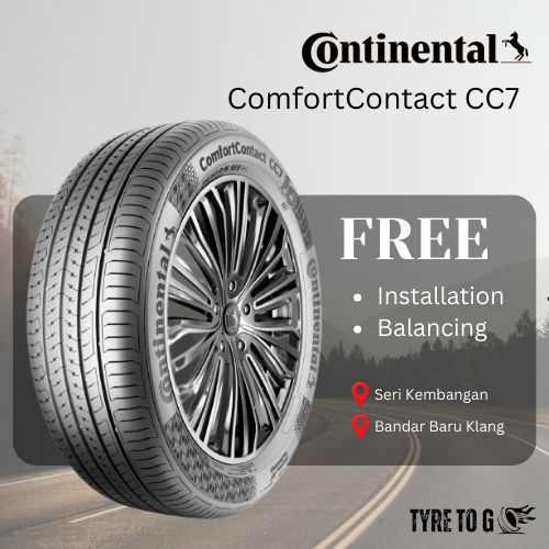 Continental ComfortContact CC7 Tyre (14 15 16 Inch) | Shopee Malaysia