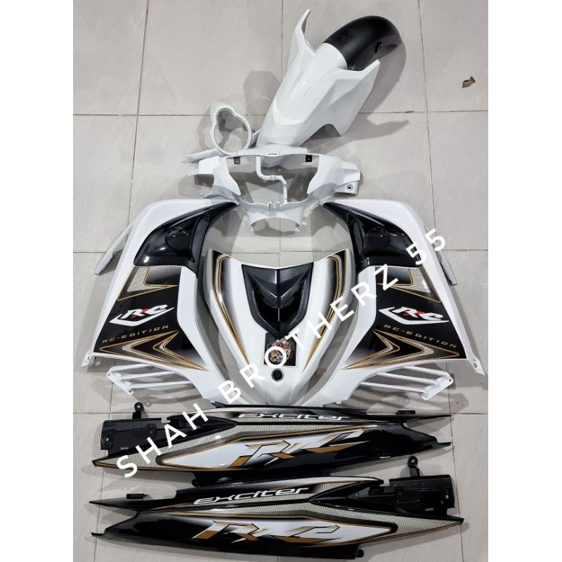 COVERSET LC135 V2/V3/V4/V5/V6/V7 RC KOKO HITAM PUTIH🔥 | Shopee Malaysia