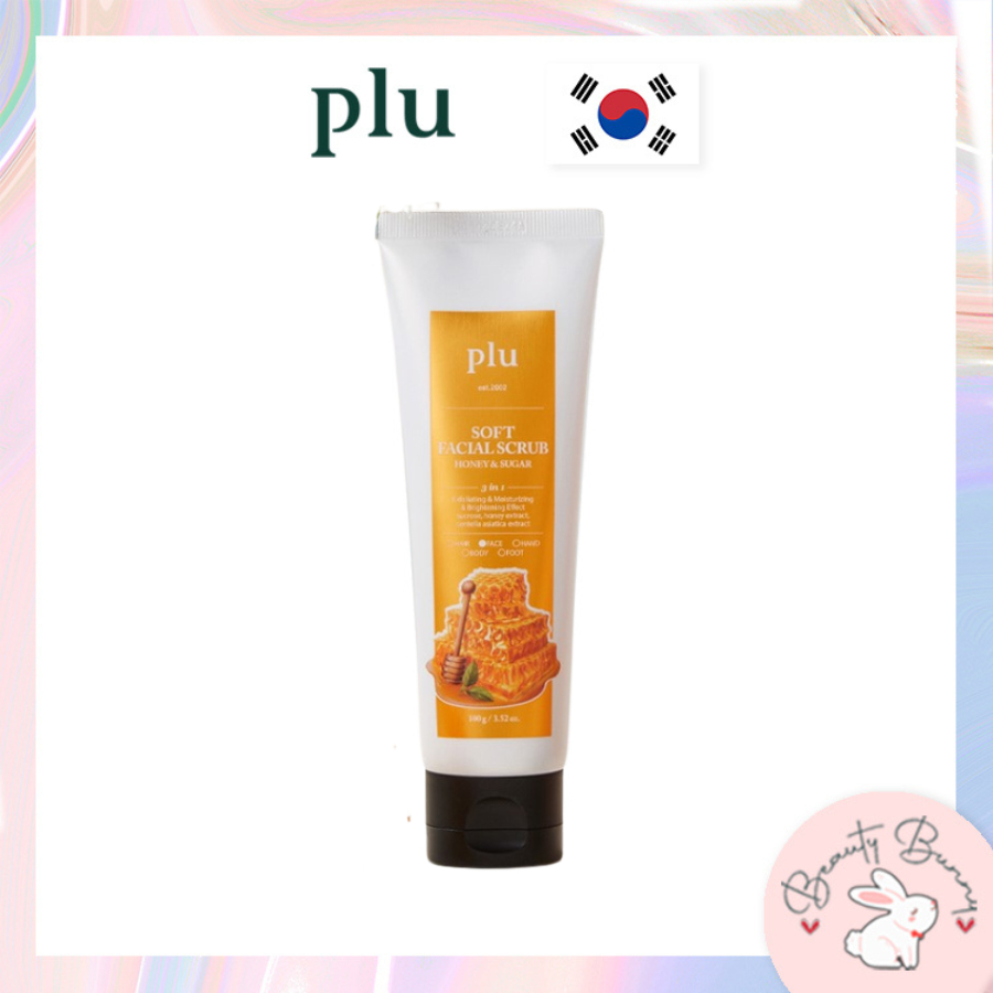 Plu Soft Facial Scrub Honey & Sugar (100g) | Shopee Malaysia
