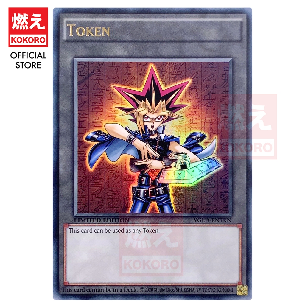 YUGIOH CARD Token Yugi Mutou UR YGLD-ENTKN [KOKORO 游戏王] [TOKEN] [TCG ...