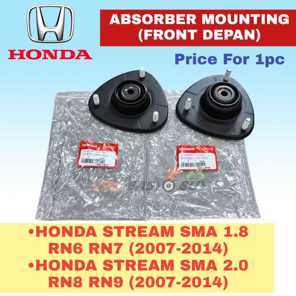 ORIGINAL JAPAN HONDA ABSORBER MOUNTING (FRONT DEPAN)- HONDA STREAM SMA 1.8 2.0 RN6 RN7 RN8 RN9 ...